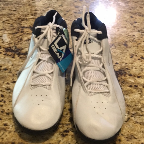 L.A. Gear | Shoes | La Gear Mens Tennis Shoes Size 3 New Whiteblue ...